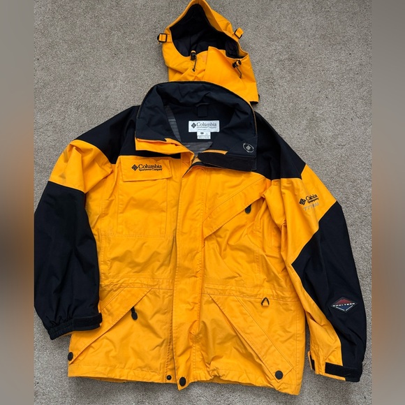 Columbia | Jackets & Coats | 61 Columbia Yellow And Black Jacket With ...